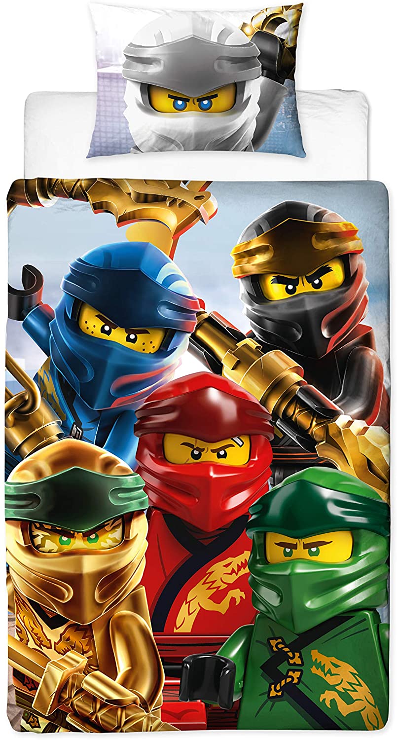 Single Bed Lego Ninjago Ninja Duvet Cover Set – Simply All Sorts